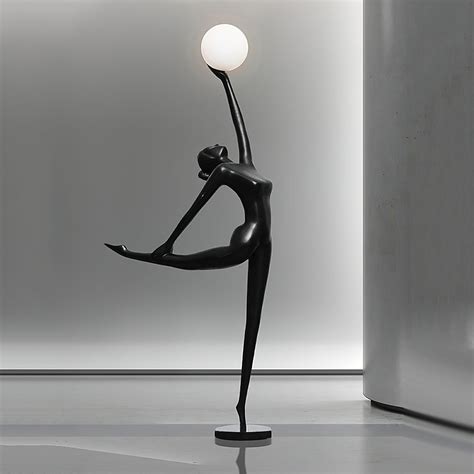 Rhythmic Gymnast Sculpture Floor Lamp Vakkerlight