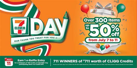 Savings Alert Over 300 Grocery Items Up To 50 Off On 7 Eleven Day