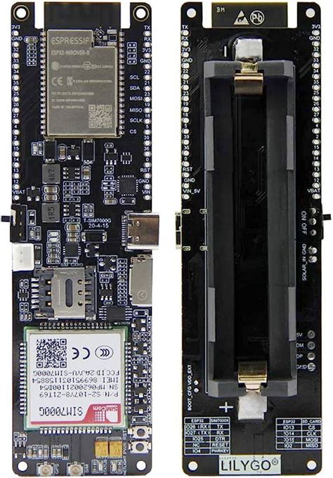 Lilygo Ttgo T Sim7000g Esp32 Wrover B 18560 Solar H A D E X Spol S