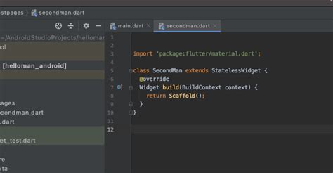 플러터flutter 입문 5 페이지 이동하기