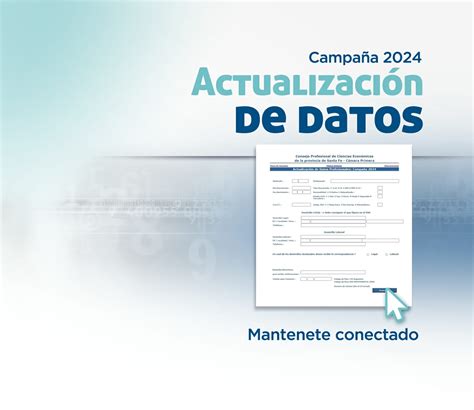 Campaña De Actualización De Datos 2024 Consejo Profesional De