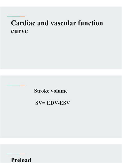 Cardiac And Vascular Function Curve Pdf