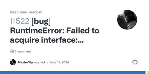 Bug Runtimeerror Failed To Acquire Interface Omnikitiviewport