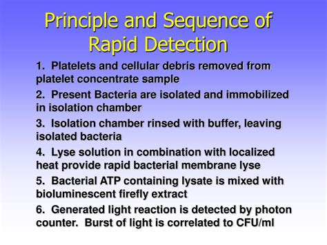 Ppt Rapid Bacterial Detection System Fully Automated 4 Minute Cfuml