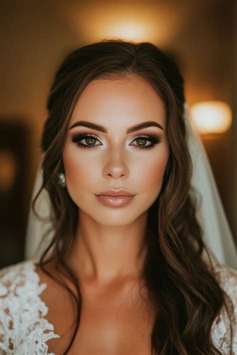 50 Bridal Makeup Looks For Evening Weddings Glam Bride Makeup