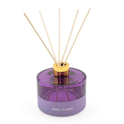 250ml Reed Diffuser Two Tone Purple Angel Flower Scent 6pk