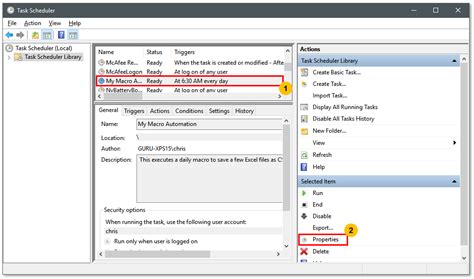 how to automatically run excel vba macros daily