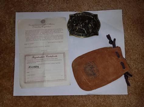 Solid Brass Belt Buckle Gem