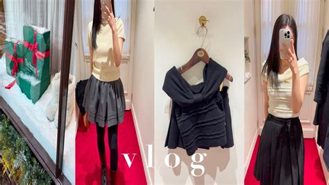 Vlog 더바넷 홀리데이 쇼룸 입어보기 퍼자켓 Youtube