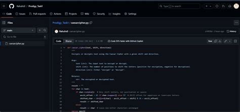rahul r s on linkedin prodigyinfotech cybersecurity internship cryptography