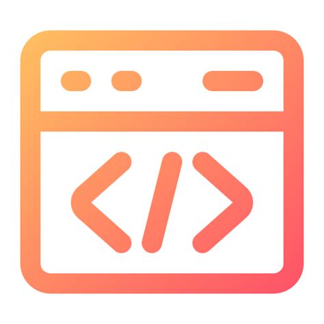 Programming Generic Gradient Outline Icon