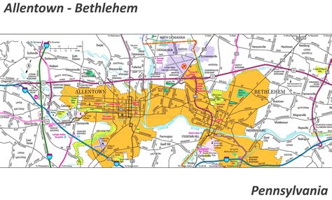 Bethlehem Pa Map Pack Your Local Guide