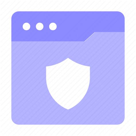 Secure Website Webpage Protection Security Safe Encryption Icon