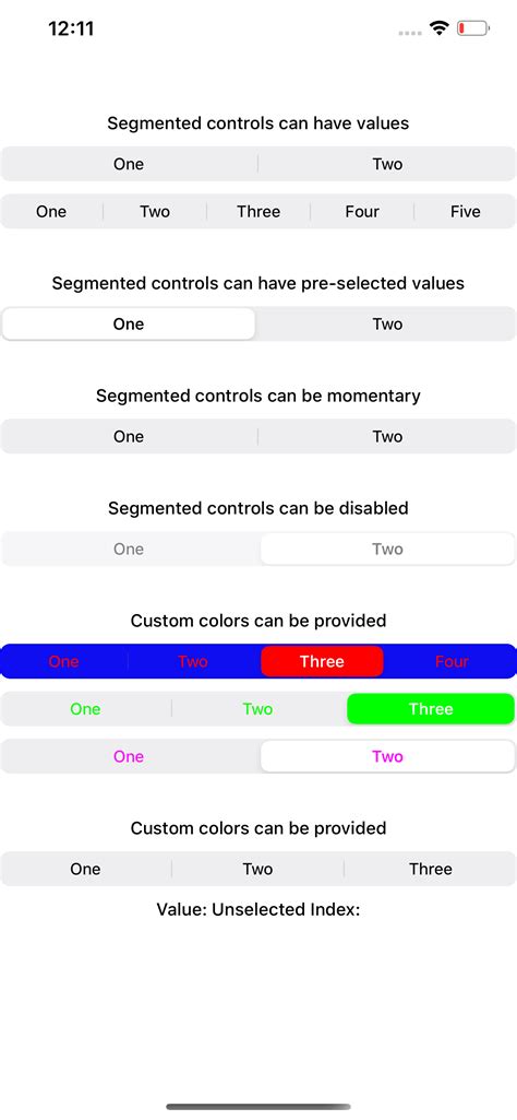 Alternatives And Detailed Information Of Segmented Control Gitplanet