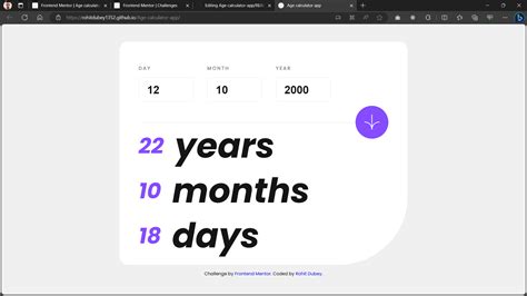 GitHub Rohitdubey Age Calculator App Age Calculator App