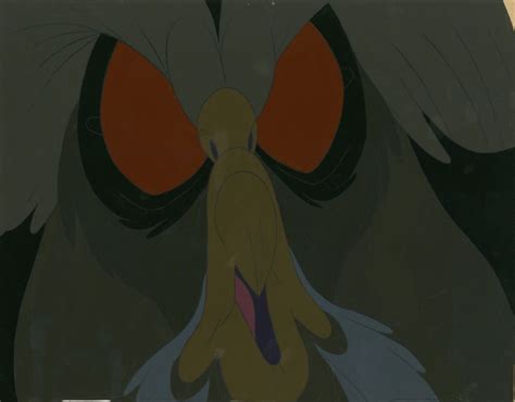 The Secret Of Nimh Great Owl Production Cel 1982 Id Dec22016 Van