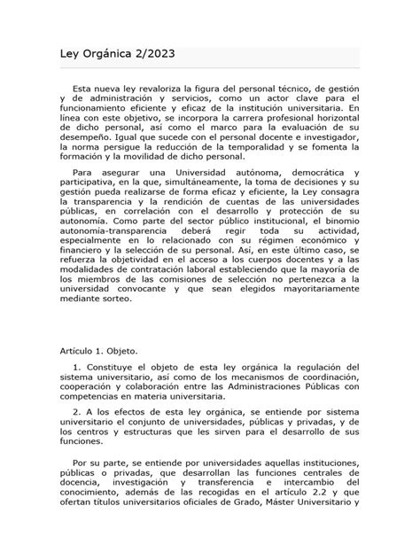 Ley Orgánica Losu Par1 Pdf