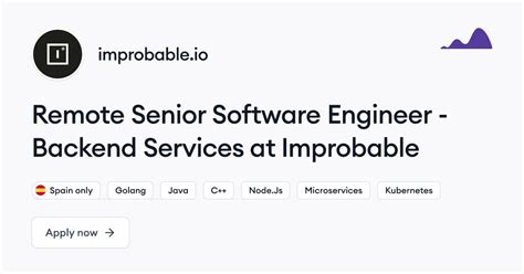 Himalayas On Linkedin Remote Senior Software Engineer Backend Services Job At Improbable