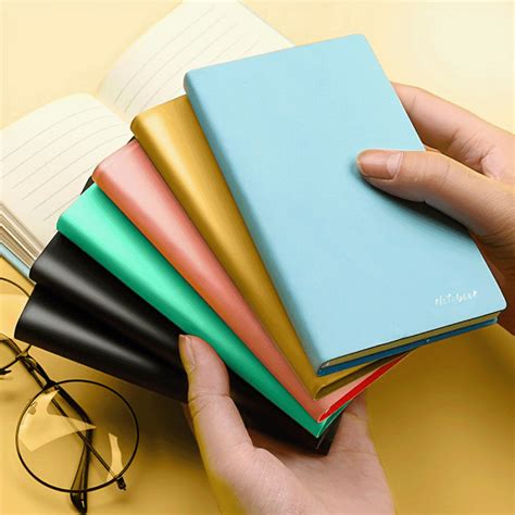 100 Sheets A7 Cute Faux Leather Mini Notebook Portable Waterproof Cover