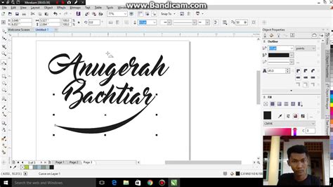 Langkah Langkah Membuat Desain Tipografi Menggunakan Corel Draw Sexiz Pix