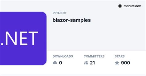 Blazor Samples Ecosystem Directory Marketdev