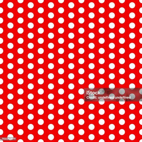 원활한 벡터 폴카 도트 패턴 빨간색과 흰색입니다 벽지 직물 직물 포장을 위한 디자인 간단한 배경 0명에 대한 스톡 벡터 아트 및 기타 이미지 Istock
