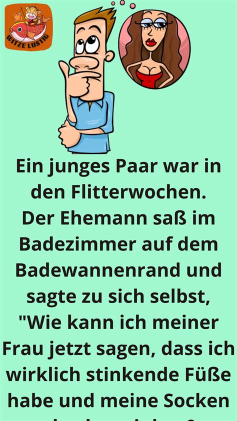 Ein Junges Paar In Den Flitterwochen Nächster Witz