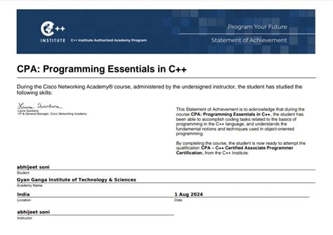 Abhijeet Soni On Linkedin Hello Everyone Im Excited To Share That I Have Successfully Completed