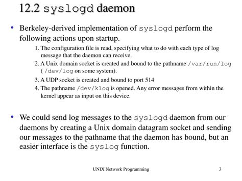 ppt chapter 12 daemon processes and inetd superserver powerpoint