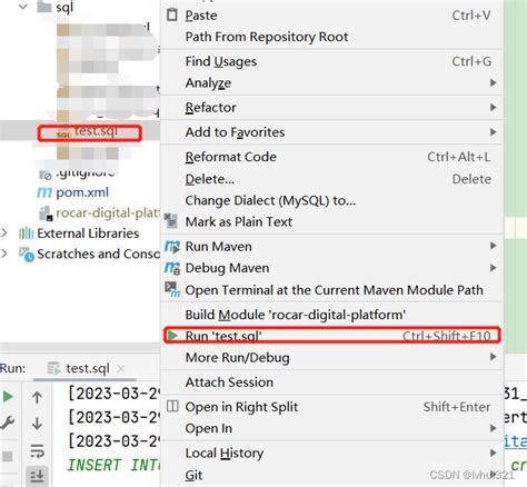 idea 执行sql文件的操作 idea怎么运行sql文件 CSDN博客