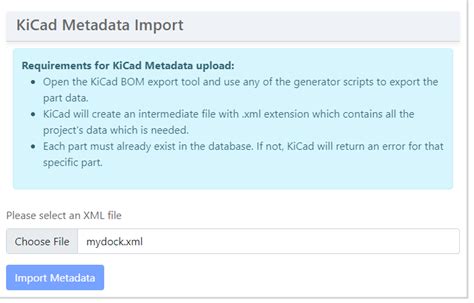 Github Afkiwers Inventree Kicad Kicad Eda Conform Api Endpoint For