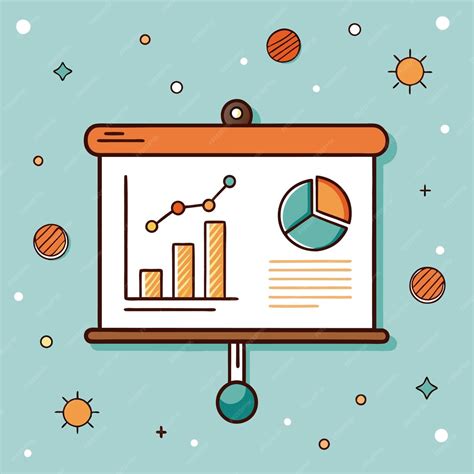 A Presentation Board Displaying Graphs And Charts For Data Analysis