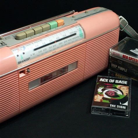 This Sharp Cassette Player Rnostalgia