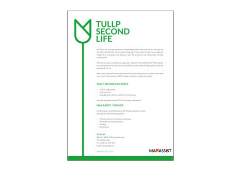 Tullp Second Life Parts Pdf