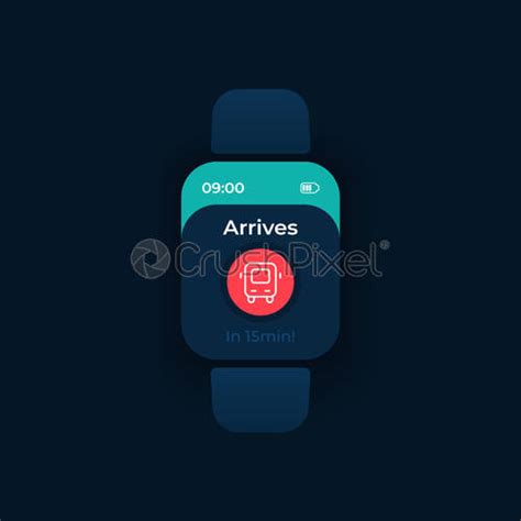 City Bus Navigation App Screen Vector Adaptive Design Template Stock Vector Crushpixel