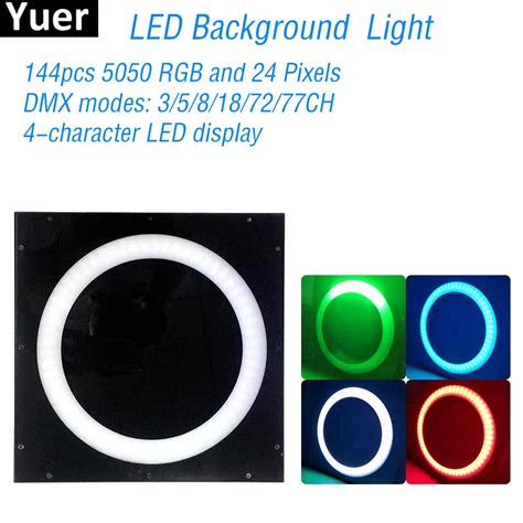 Led 헤일로 픽셀 배경 조명 사운드 활성화 파티 라이트 클럽 Led 효과 Dj 디스코 회전 무대 스트로보 스코프 2019
