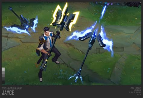 Battle Academia Jayce Concept Art League Of Legends By Jon Buran R