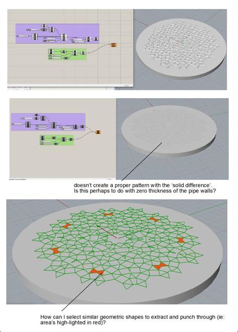 Parakeet Extracting A Pipe Patternand Punching Selected Holes Parakeet Extracting A Pipe Patternand Punching Selected Holes