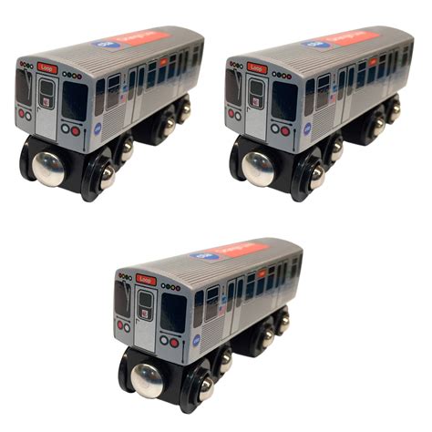 Cta Orange Line 3 Pack Save 310 Wooden Trains