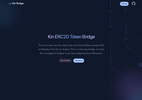 Github Erc20bridgekin Client For Swapping Erc20 Wrapped Kin For Kin
