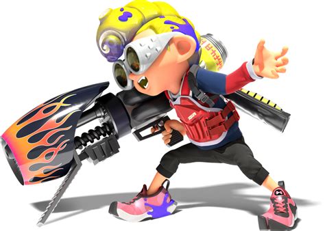 File S3 Art 3d Octoling Range Blaster Shadow Png Inkipedia The Splatoon Wiki