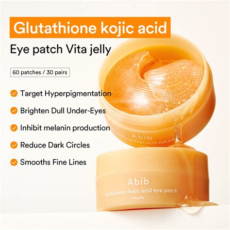 Glutathione Kojic Acid Eye Patch Vita Jelly