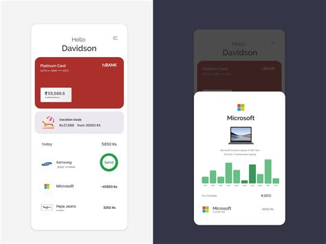 Bank Payment Status Application UI Design On Behance