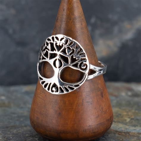 Tree Of Life Goddess Ring Royal Mile Silver