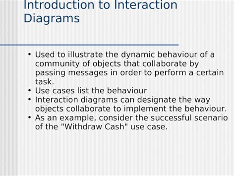Ppt Introduction To Interaction Diagrams Dokumen Tips