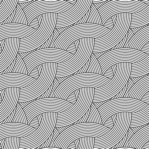Premium Vector Abstract Seamless Pattern With Waves Circles