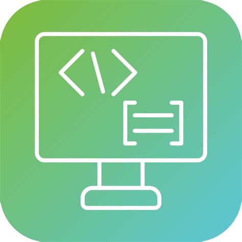 Coding Language Vector Icon Style 22296415 Vector Art At Vecteezy