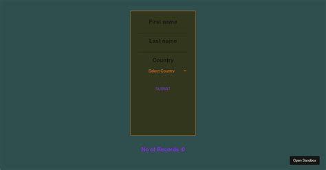 react form using material ui codesandbox