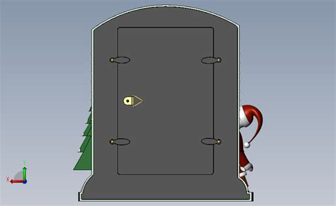 圣诞摆件 Solidworks 2017 模型图纸下载 懒石网