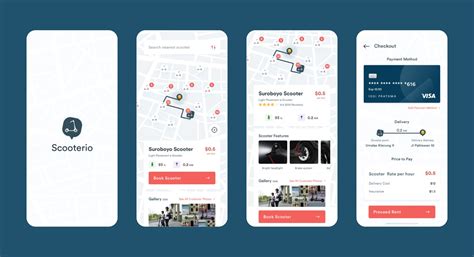 共享滑板车APP UI界面设计 sketch素材 优社Uther